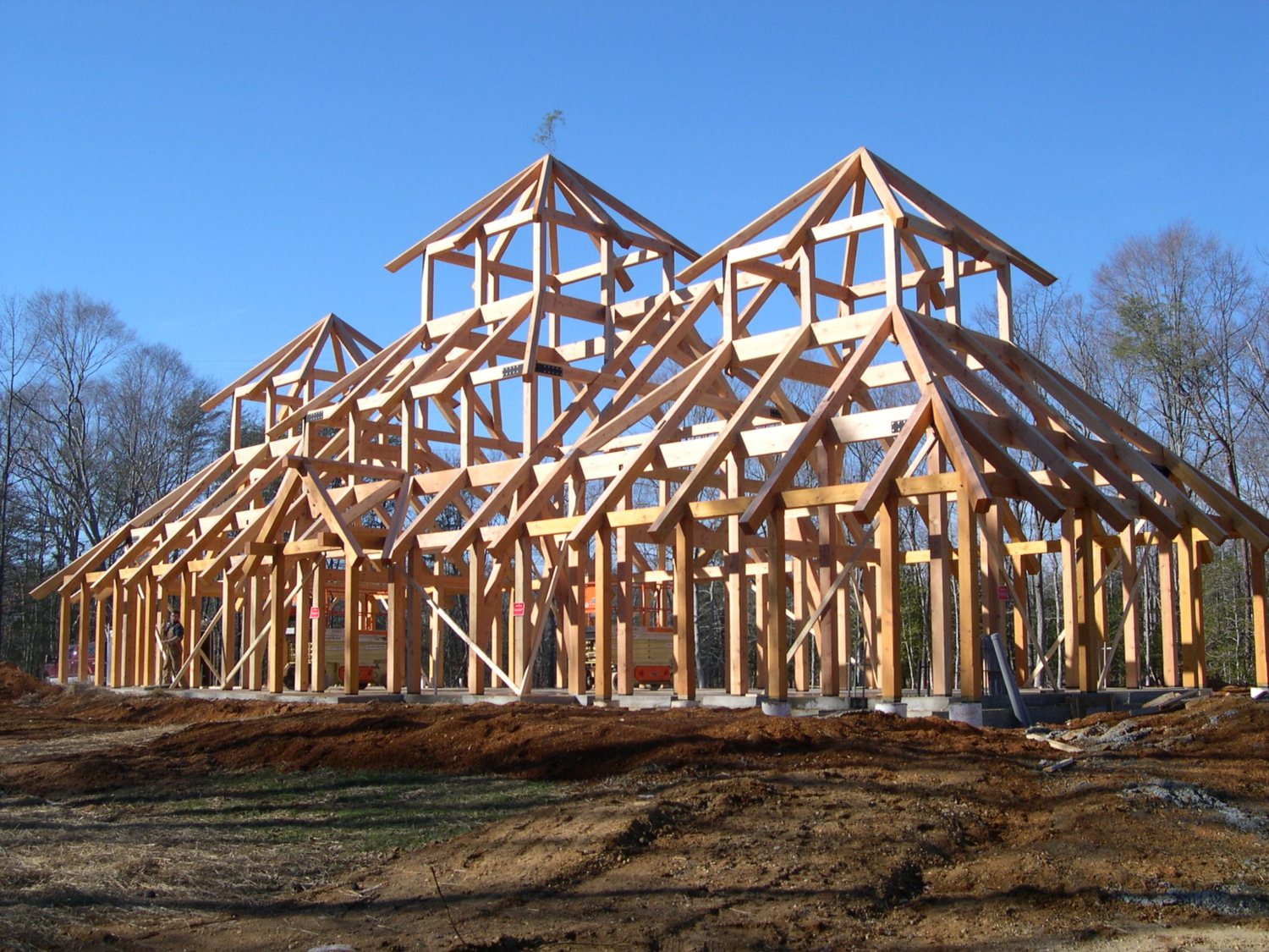 Winner of the "Naked Frame" contest - Lancaster County Timber Frames, Inc.
